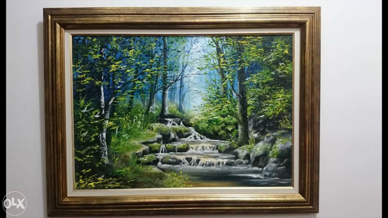 Umjetnicka slika . Ulje na platnu - Umjetničke slike - OLX.ba