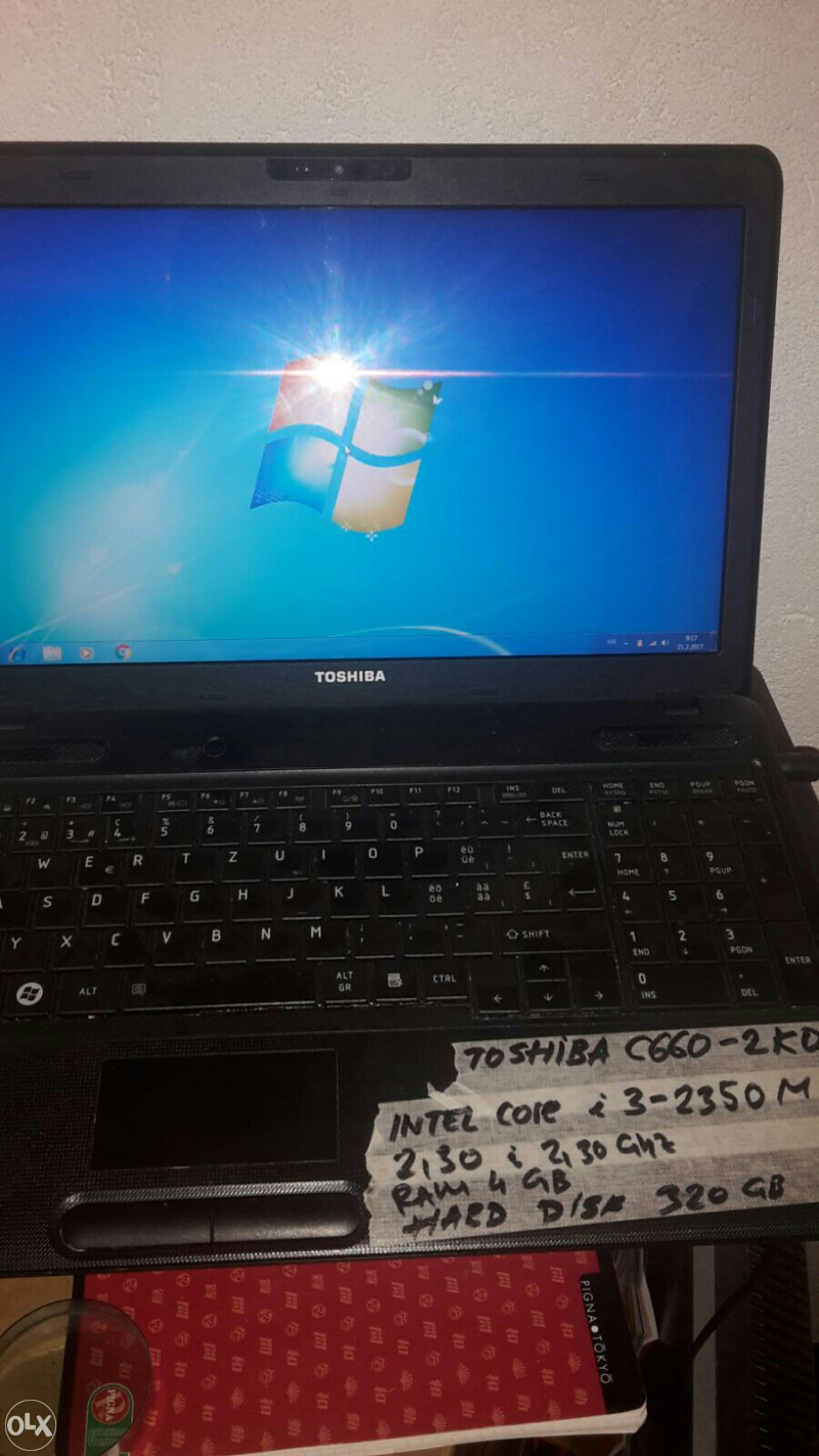 Toshiba C660-2kd i3-2350m ram 4gb - Laptopi - OLX.ba