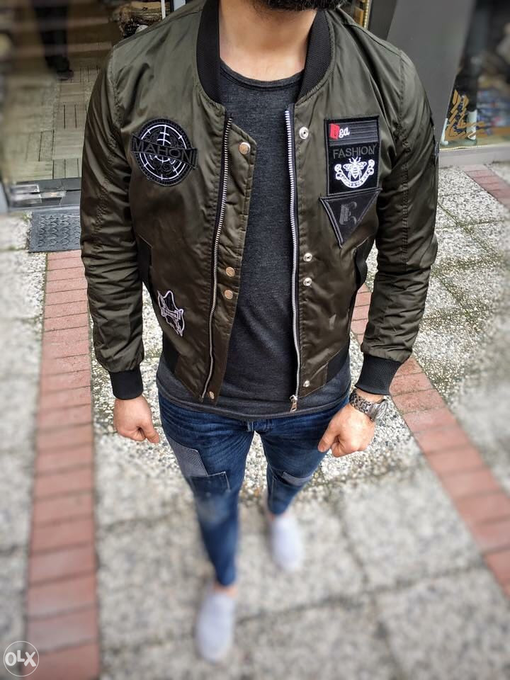 Bomber Pilot Aviator muska jakna Koledzica frajerka - Jakne kaputi i ...