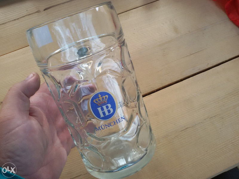 Velika pivska krigla od 1litar HB Minhen - Krigle - OLX.ba