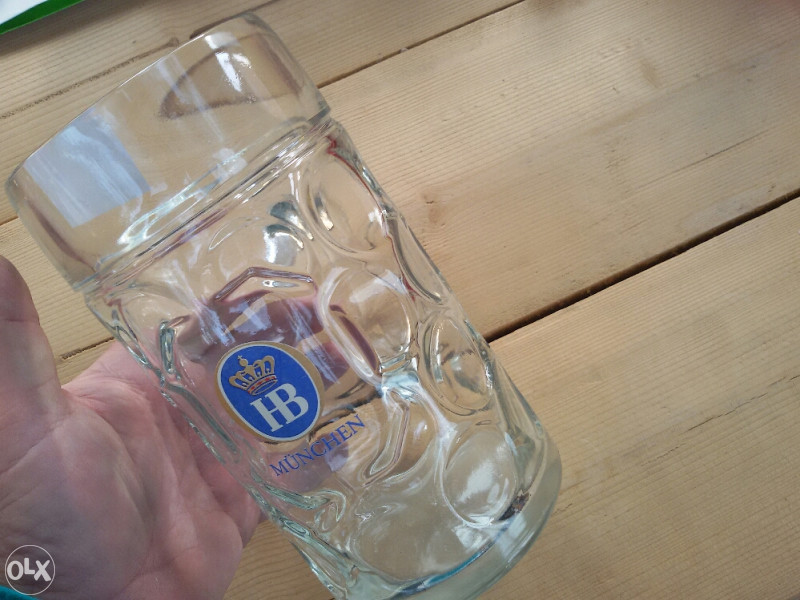 Velika pivska krigla od 1litar HB Minhen - Krigle - OLX.ba