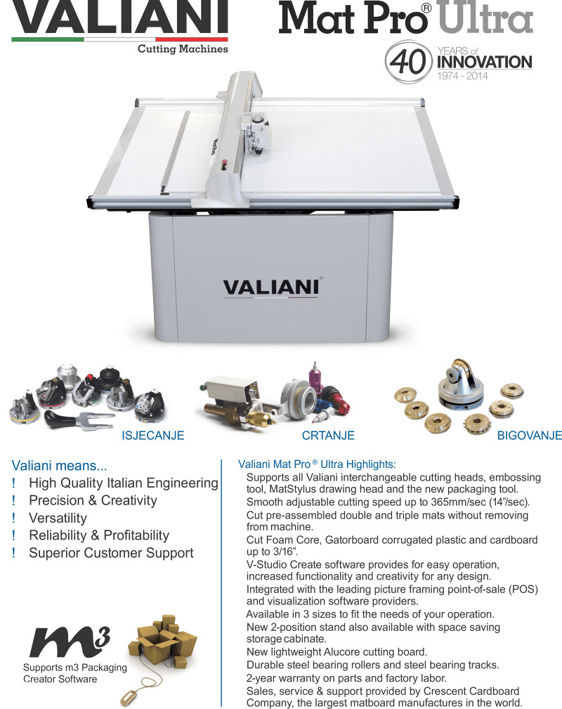 Valiani Mat Pro Ultra 120 fletbed cutter kater - Štamparske mašine i ...
