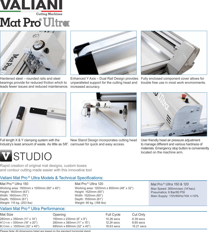 Valiani Mat Pro Ultra 120 fletbed cutter kater - Štamparske mašine i ...