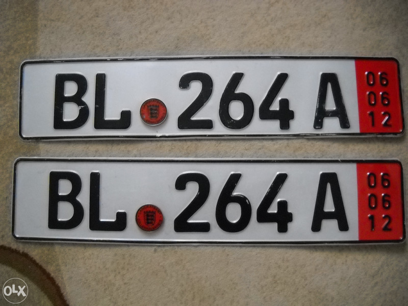 Registarske tablice - tablica - Ostalo - OLX.ba