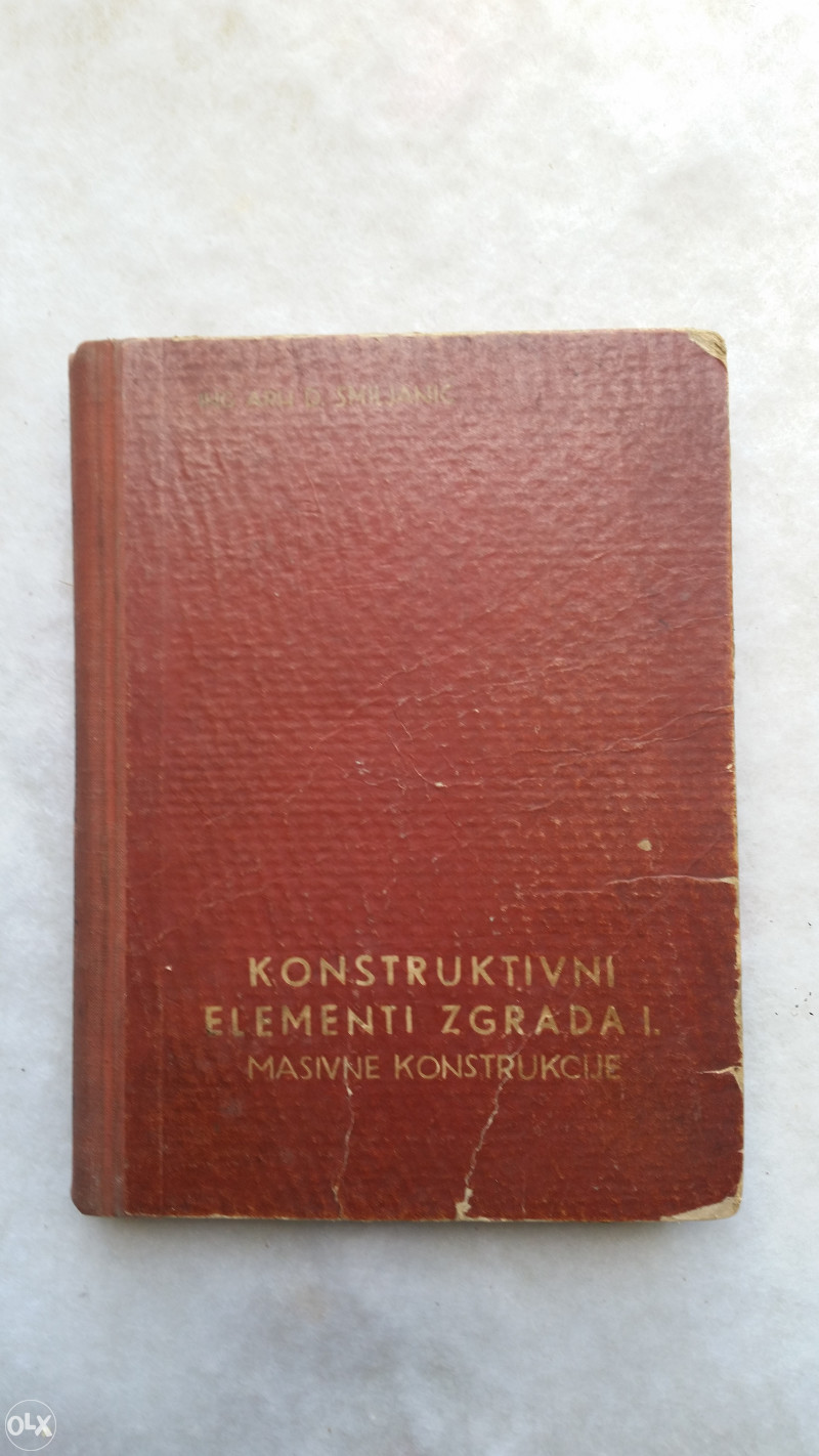 Konstruktivni elementi zgrada Ing.arh. D. Smiljanić - Stručne - OLX.ba